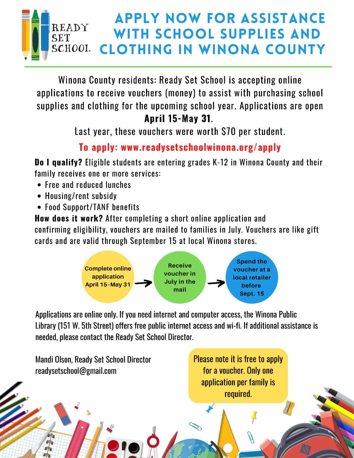 Ready Set School - Apply Now!